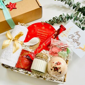 Christmas Spa Gift Box Pamper Hamper Xmas Eve Box Stocking Filler for ...