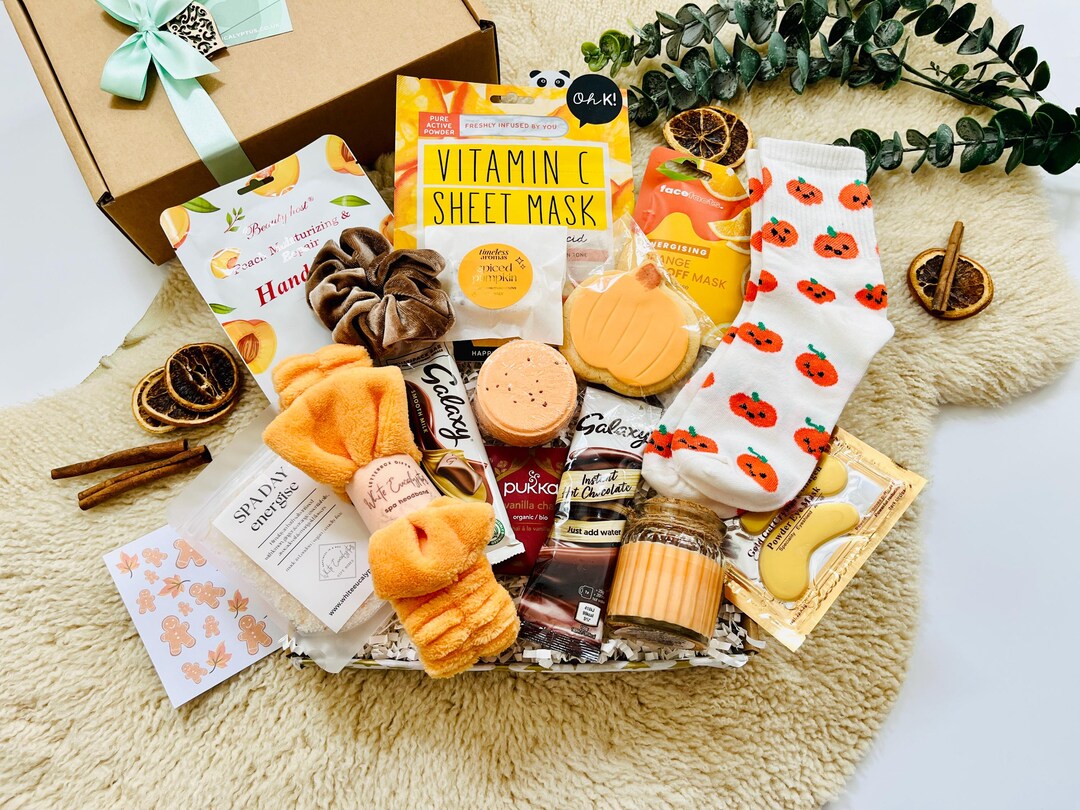 Pamper Hamper | Cosy Self-care Kit | Boo Basket | Autumn Gift | Fall ...