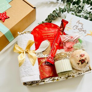 Christmas Spa Gift Box Pamper Hamper Xmas Eve Box Stocking Filler for ...