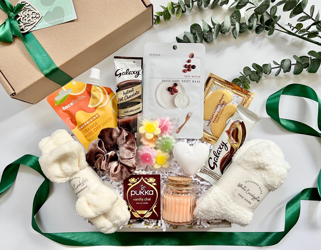 PAMPER HAMPER for Her | Self Care Kit | Spa Gift Box | Birthday for ...