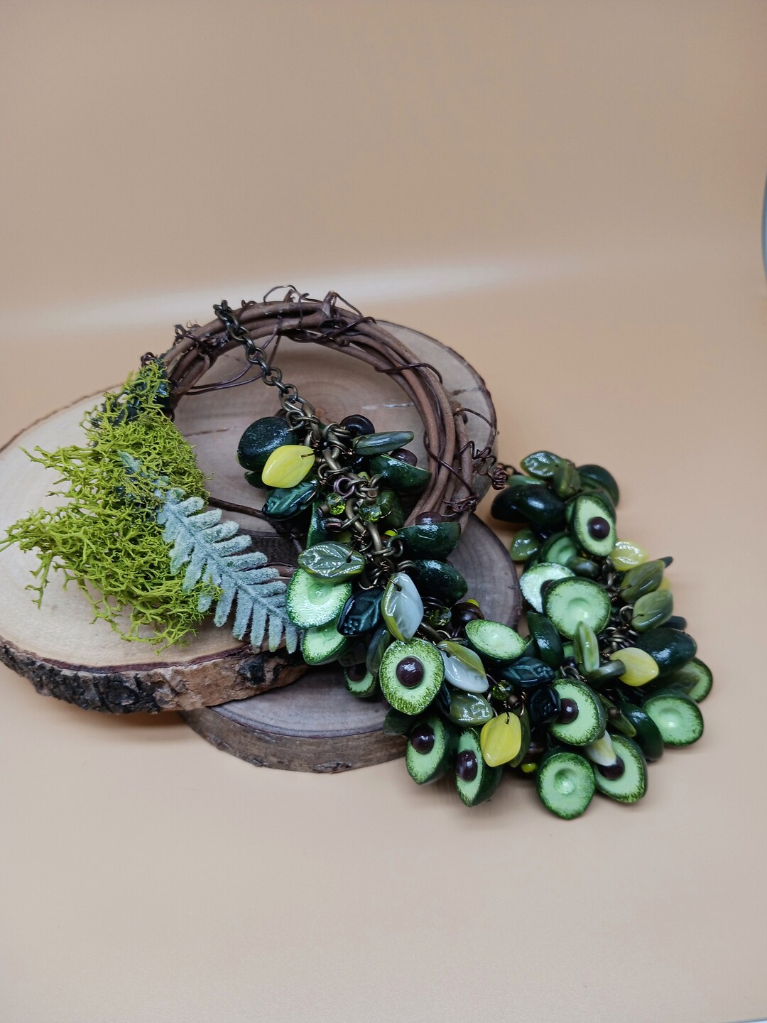 Avocado Necklace - Etsy