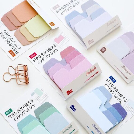 Large Sticky Notes Practical Index Tabs Self Adhesive | Etsy