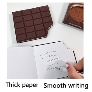 Cute Bitten Biscuits and Chocolate Note Books Portable Memo Pads ...