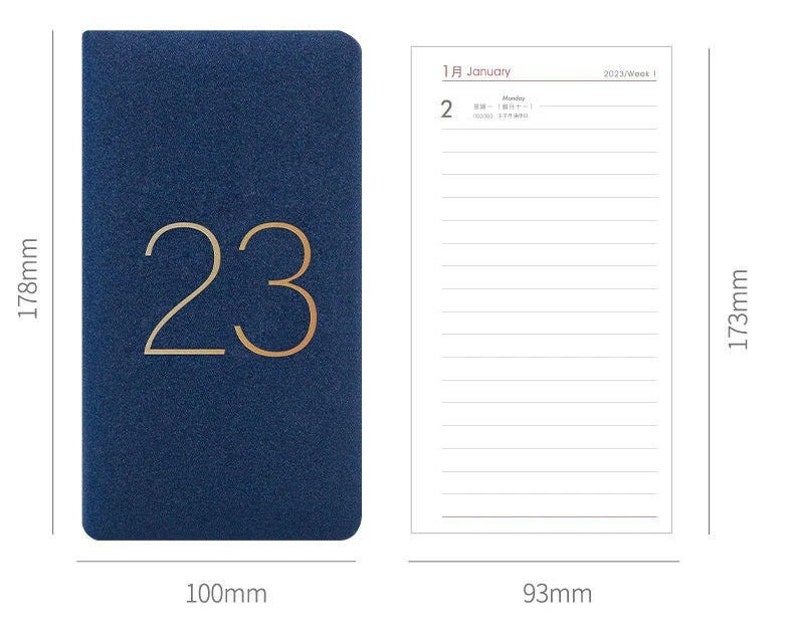 NEW 48K Small Portable 2023 Calendar Pocket Daily Weekly Etsy Hong Kong NEW 48K Small Portable 2023 Calendar Pocket Daily Weekly Etsy Hong Kong