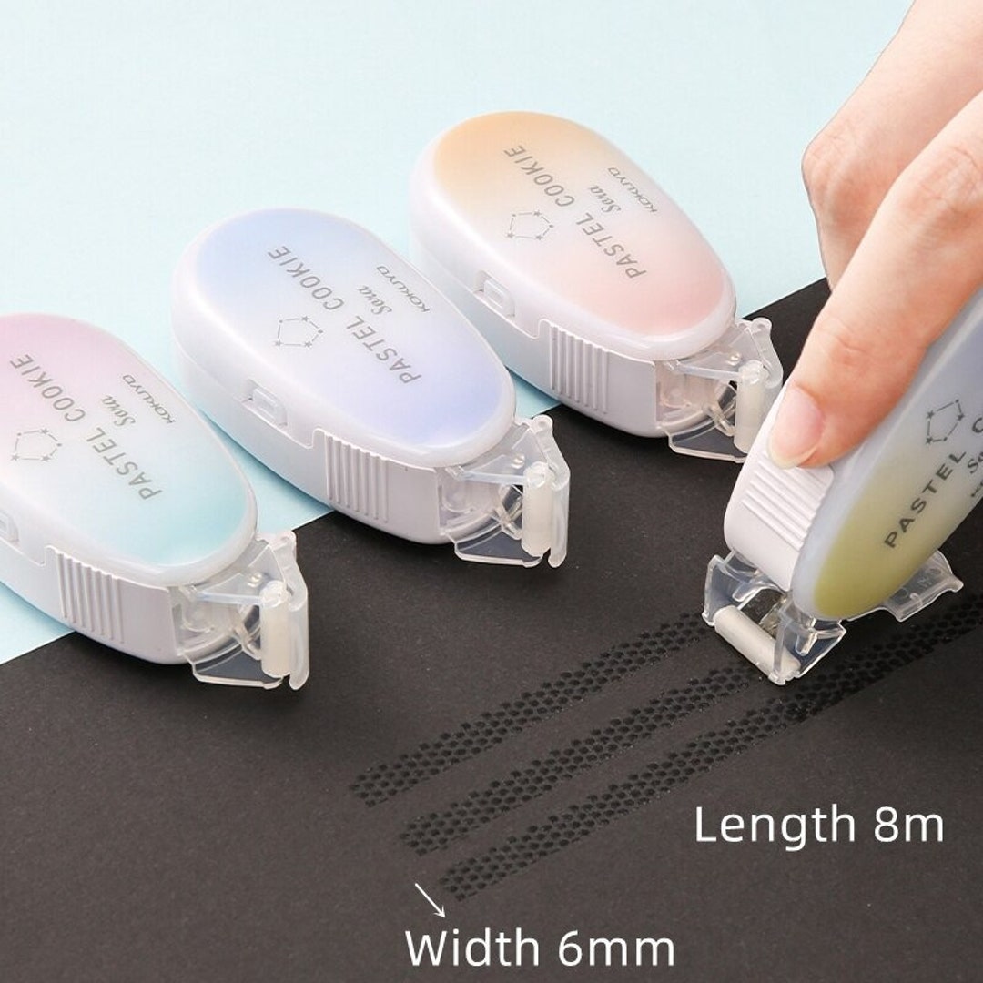 KOKUYO Pastel Cookie Glue Tape 6mm8m Dot Liner Photo Safe - Etsy UK