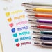8 Pcs/lot Bling Glitter Metallic Color Highlighter Marker Pens - Etsy
