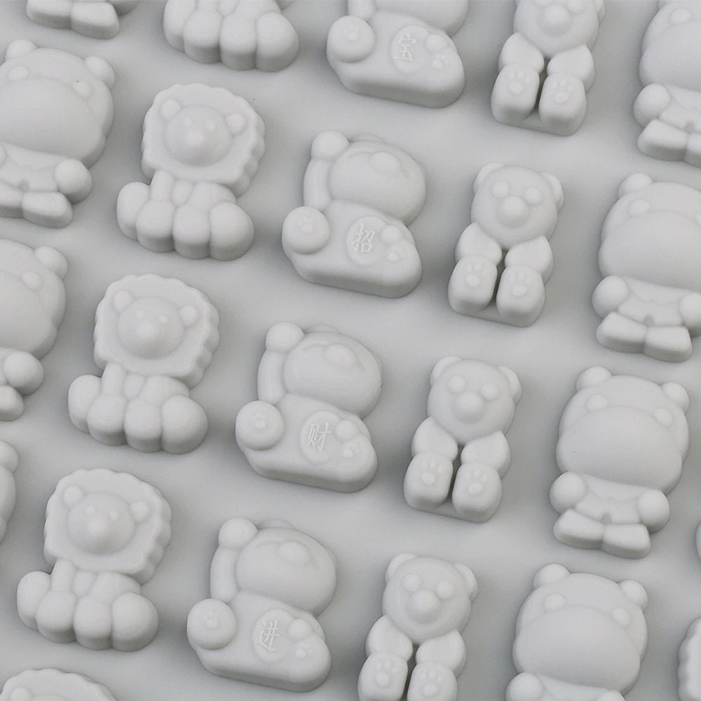 60 Cavity Cute Little Animals Silicone Mold Chocolate Mold - Etsy