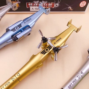 Special Combat Helicopter Gel Pen Airplane Pen, Kids Cool Pen, Boys ...