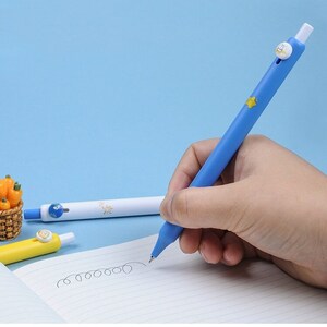 4 Pcs/pack Kawaii Cute Rabbit Gel Ink Pens Set 0.5mm Button Click Quick ...