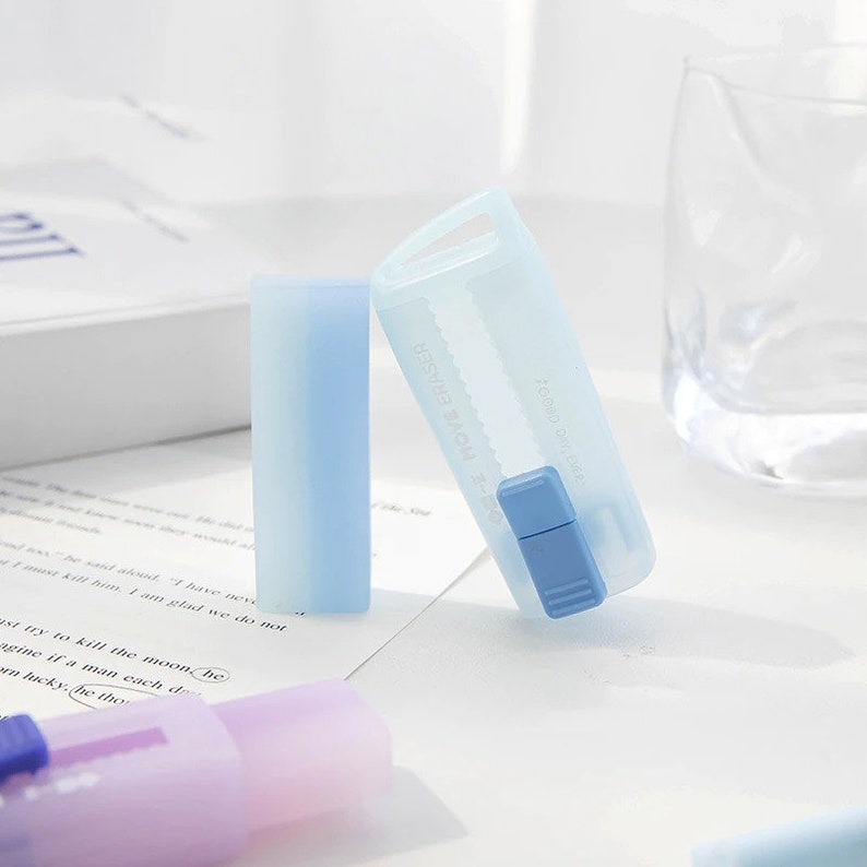 Push & Pull Retractable Eraser Jelly Color Professional - Etsy