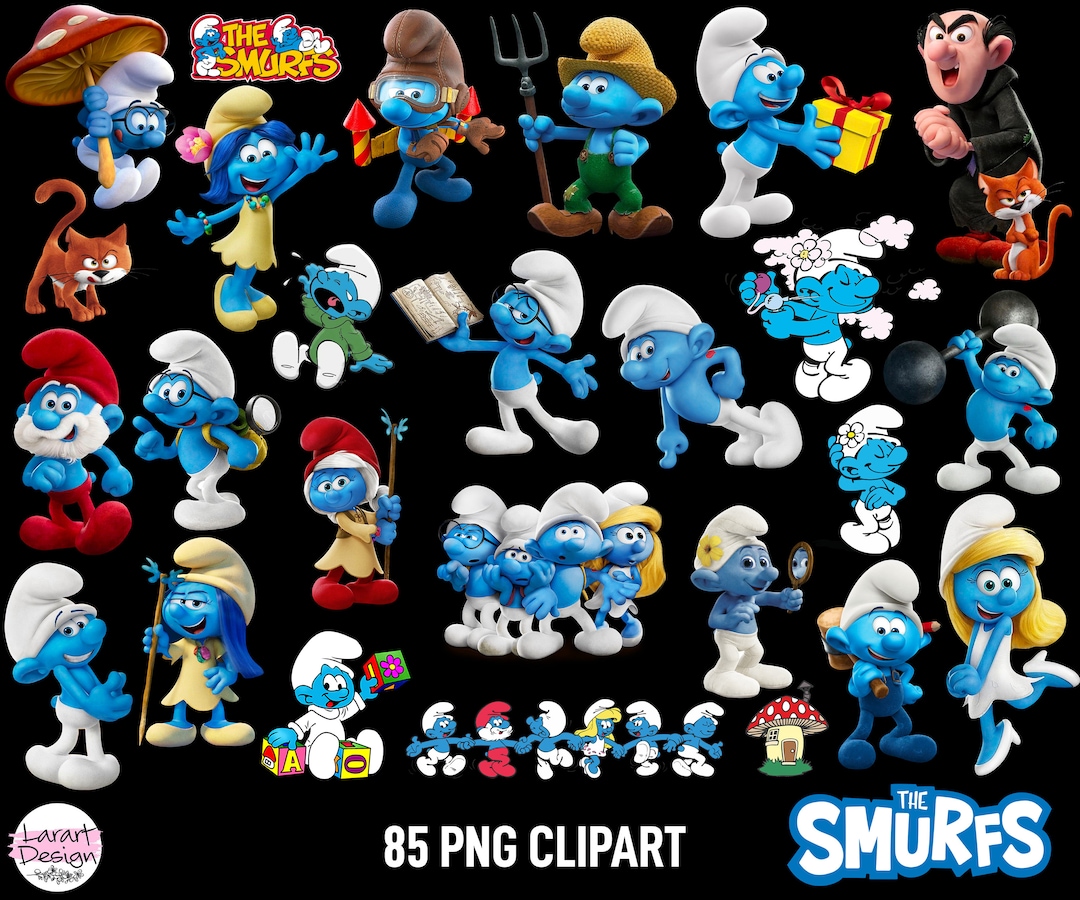 Schlümpfe PNG Schlümpfe Clipart Sofort Download druckbar - Etsy Österreich