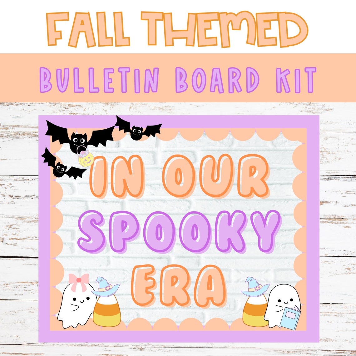 In Our Spooky Era Bulletin Board| Fall Themed Bulletin Board| Printable ...