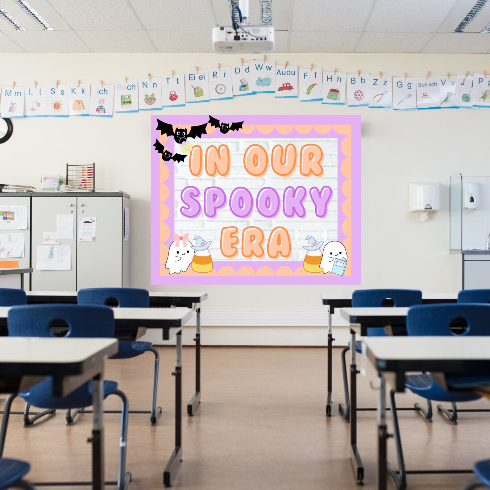 In Our Spooky Era Bulletin Board| Fall Themed Bulletin Board| Printable ...
