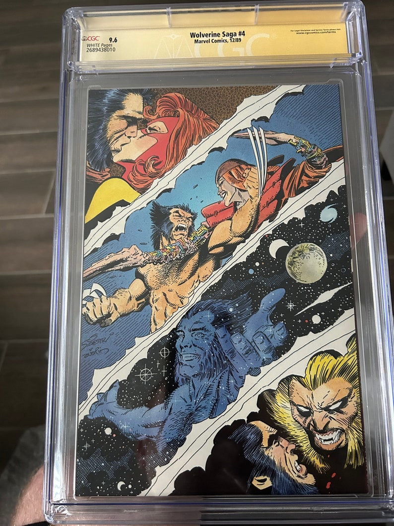 9.6 CGC Signature Series, 1989’s Wolverine Saga #4 Signed by Roy Thomas ...