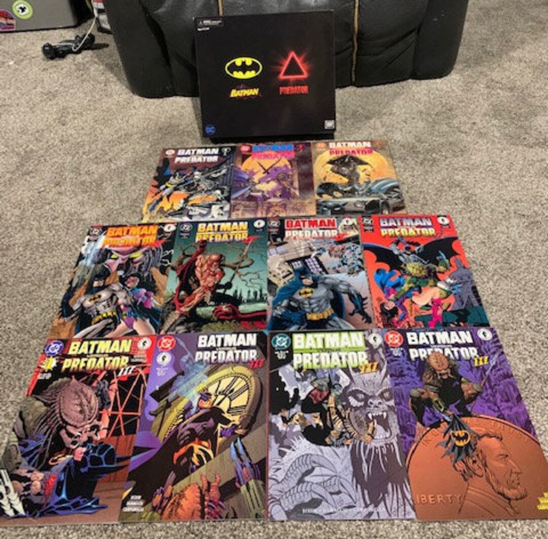 Complete Batman vs Predator Collection WITH NECA SDCC 2019 exclusive ...