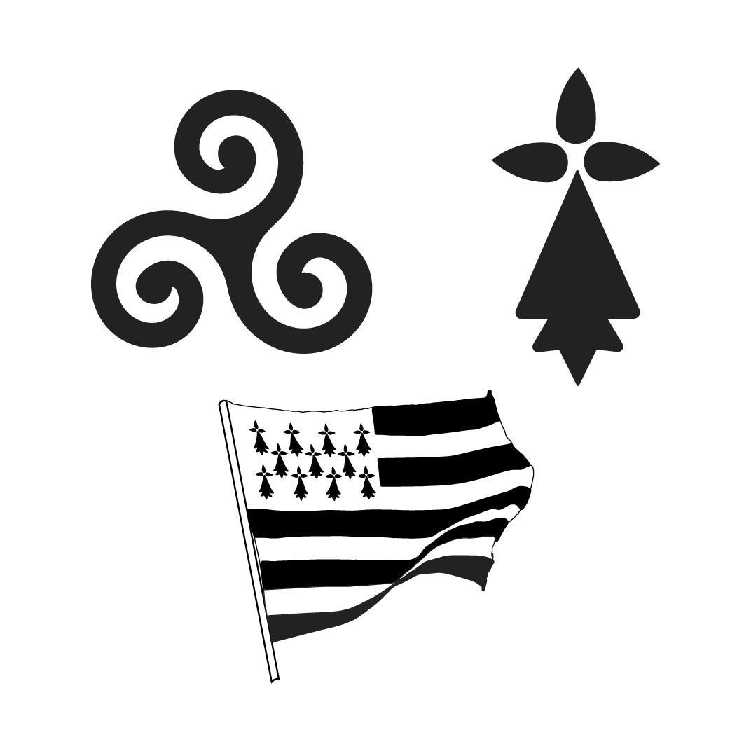 Triskel, Hermine, Gwenn ha du téléchargeable - Etsy France