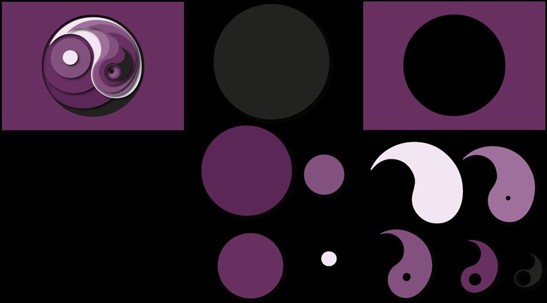 Yin Yang SVG / Yin Yang Multilayer SVG / Layer Svg / Laser Cut Files ...