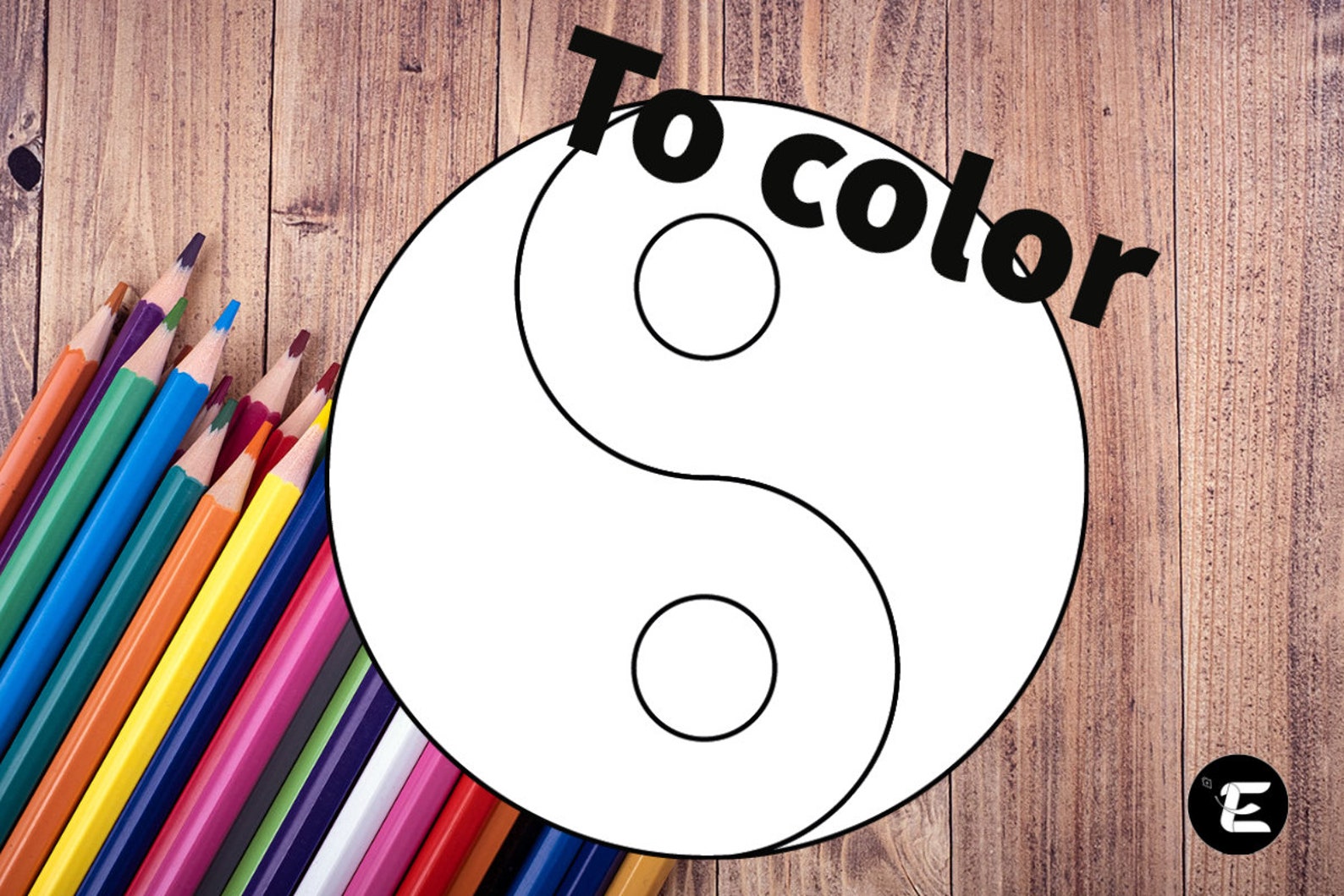 Yin Yang Svg / Yin Svg / Yang Svg/ to Color/ Yin Yang to Color ...