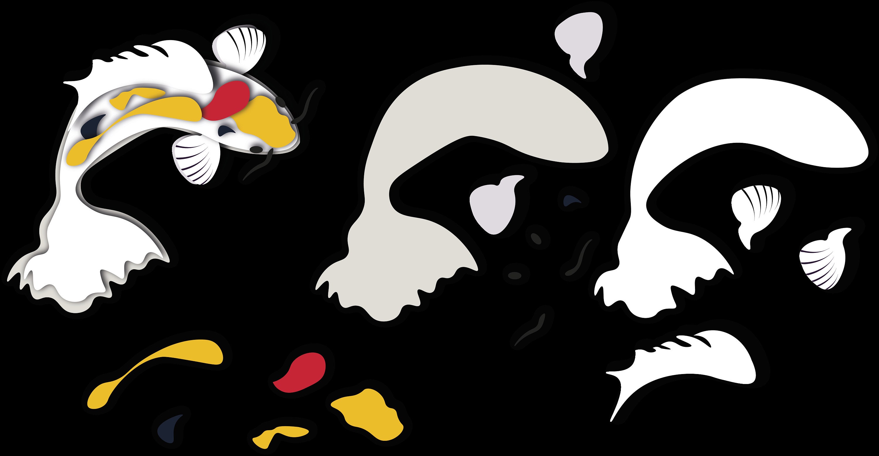 Koi Fish SVG/ Koi Fish Multilayer Svg/layer Svg /laser Cut Files ...