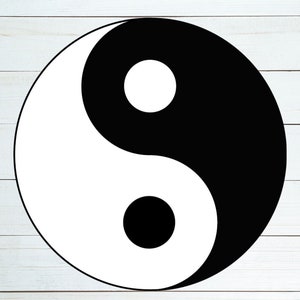 Yin Yang Svg / Yin Svg / Yang Svg/ to Color/ Yin Yang to Color ...