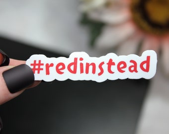 Red Instead Svg - Etsy