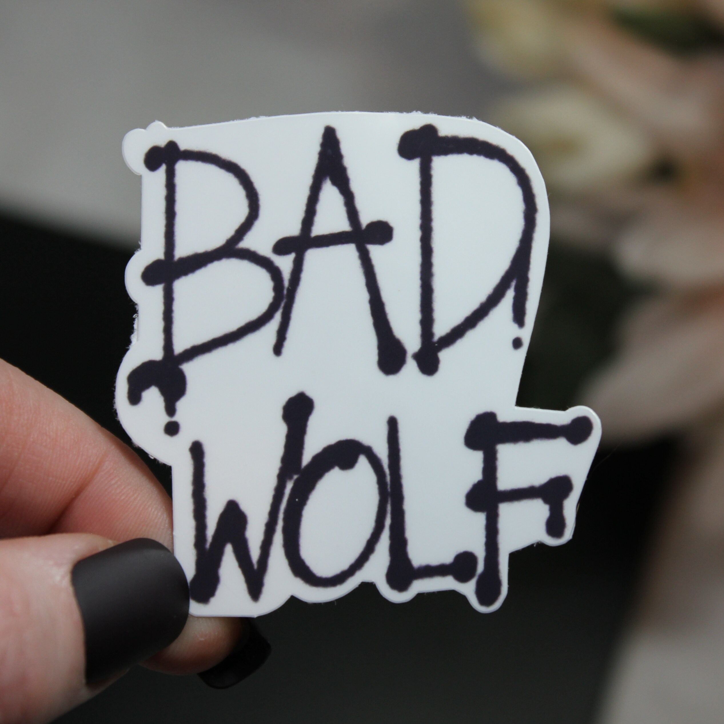 Doctor Who Stencil Bad Wolf