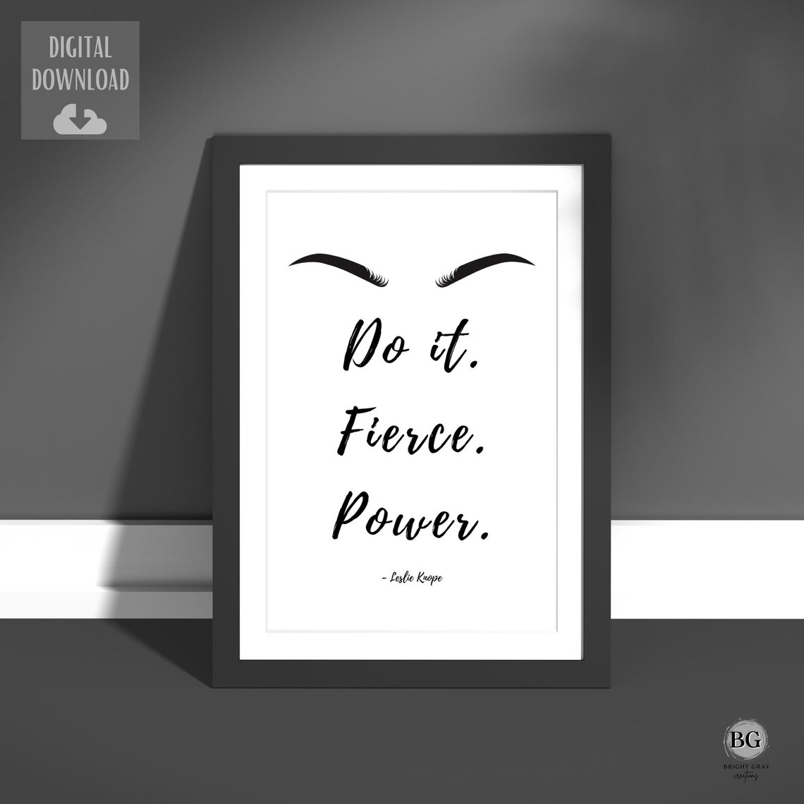 PARKS AND REC | Do It - Fierce - Power | Leslie Knope | Downloadable ...