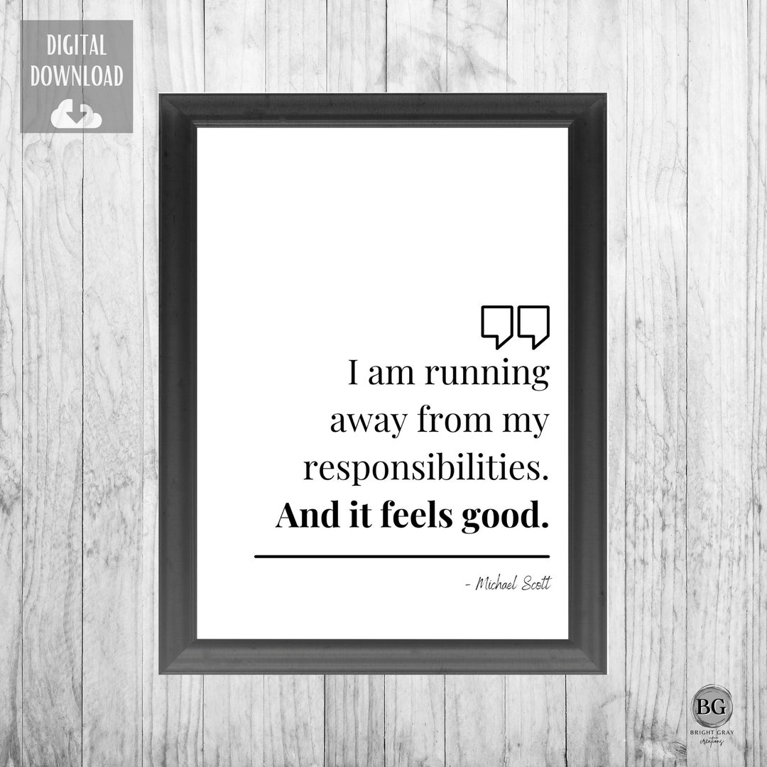 THE OFFICE | I Am Running Away From My Responsibilities | Digital ...