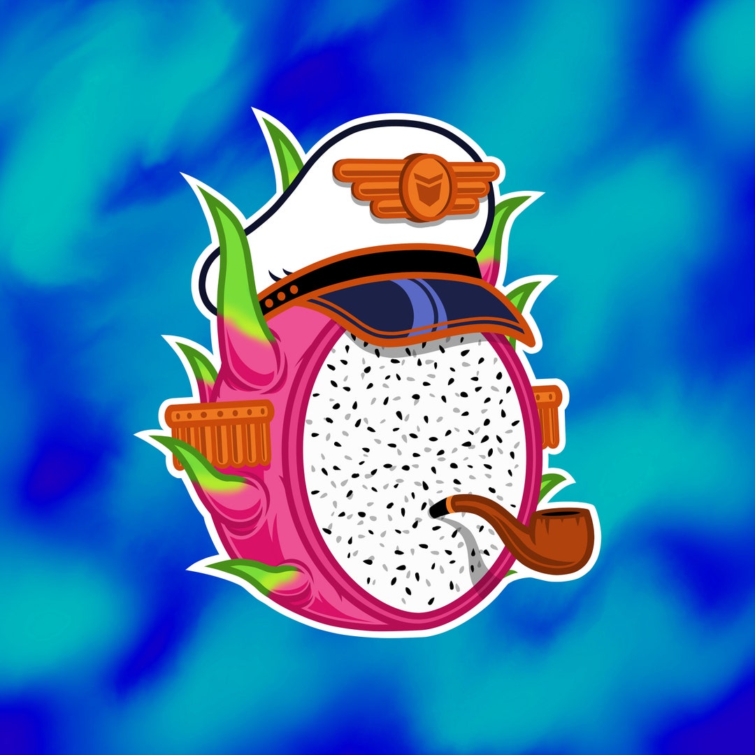 Dragonfruit [RIPE] Custom Designer Vinyl Sticker - Etsy