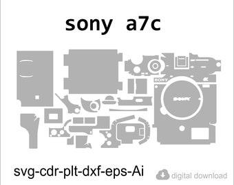 Sony Alpha A7siii Skin Template Vector - Etsy