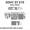 Sony Alpha A7iv Skin Template Vector File - Etsy