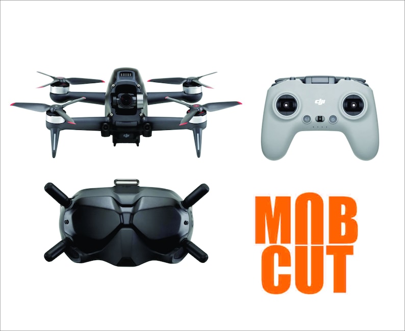 DJI FPV Skin Template Vector - Etsy
