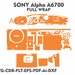Sony Alpha A6700 Skin Complete Template Vector - Etsy