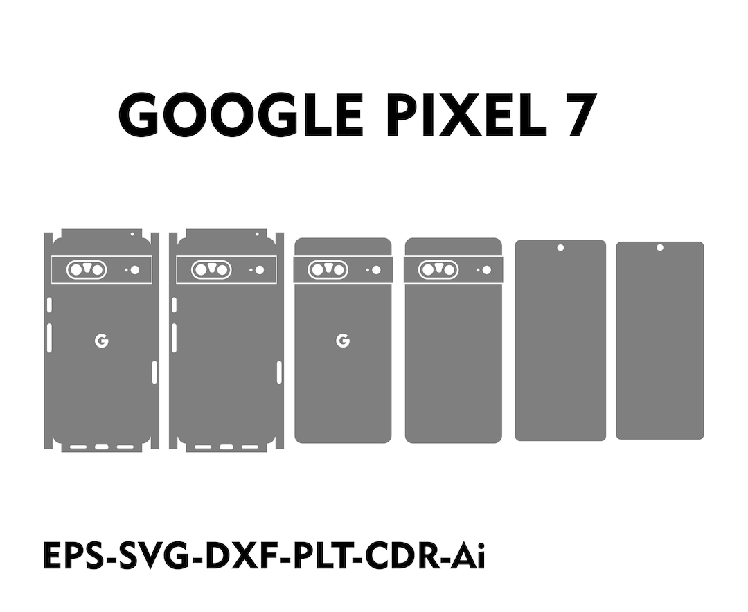 Google Pixel 7 Skin Template Vector File - Etsy