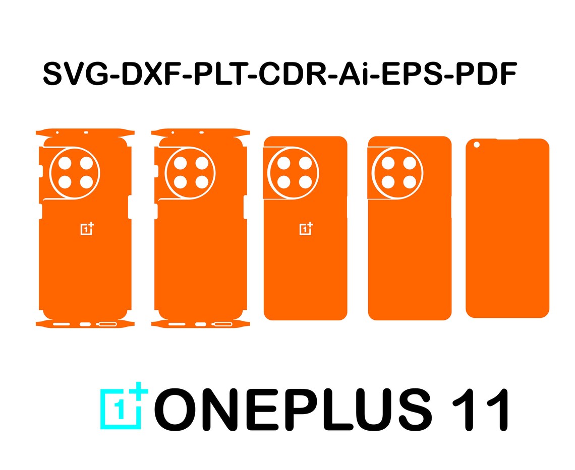 Oneplus 11 Skin Template Vector File - Etsy