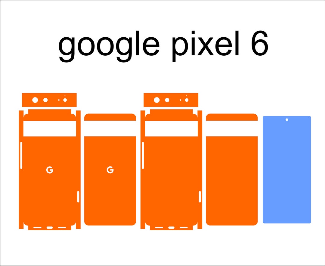 Google Pixel 6 Skin Template Vector - Etsy