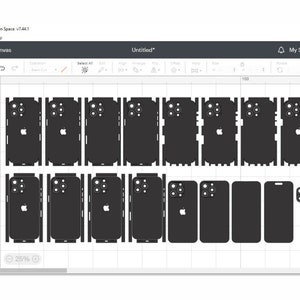 IPhone 15 Pro Max Skin Template Vector File Skin Die Cut - Etsy