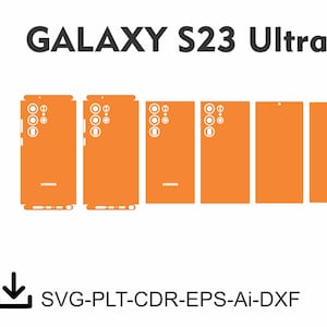 Samsung Galaxy S23 Ultra Skin Template Vector - Etsy
