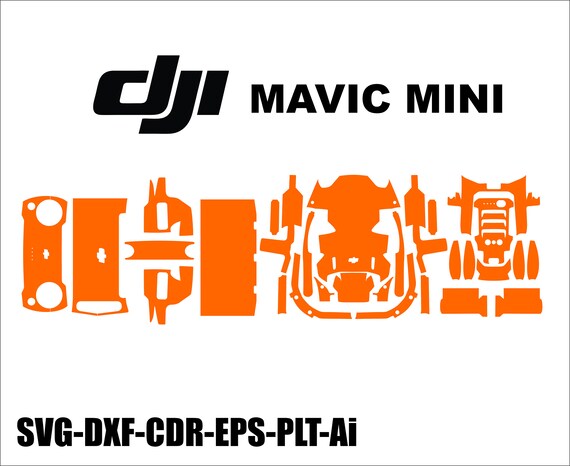 DJI Mavic Mini Skin Template Vector. - Etsy