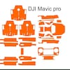 DJI Mavic Mini 2 Skin Template Vector - Etsy