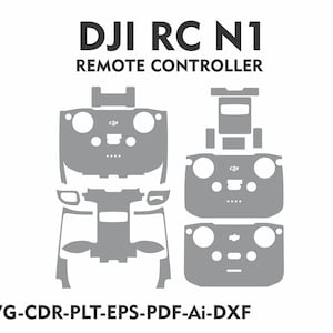 Dji Rc N1 Remote Controller Skin Template Vector File Templete Skin Die ...