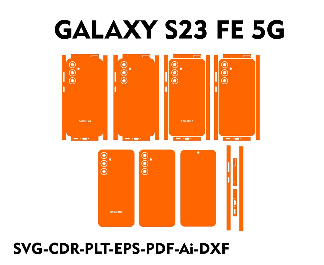 Samsung Galaxy S23 Fe 5g Skin Template Vector File Skin Die Cut - Etsy
