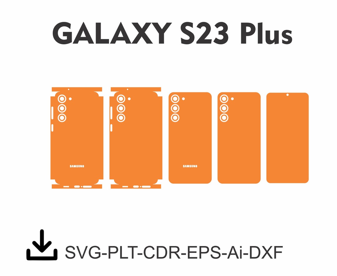 Samsung Galaxy S23 Plus Skin Template Vector - Etsy UK