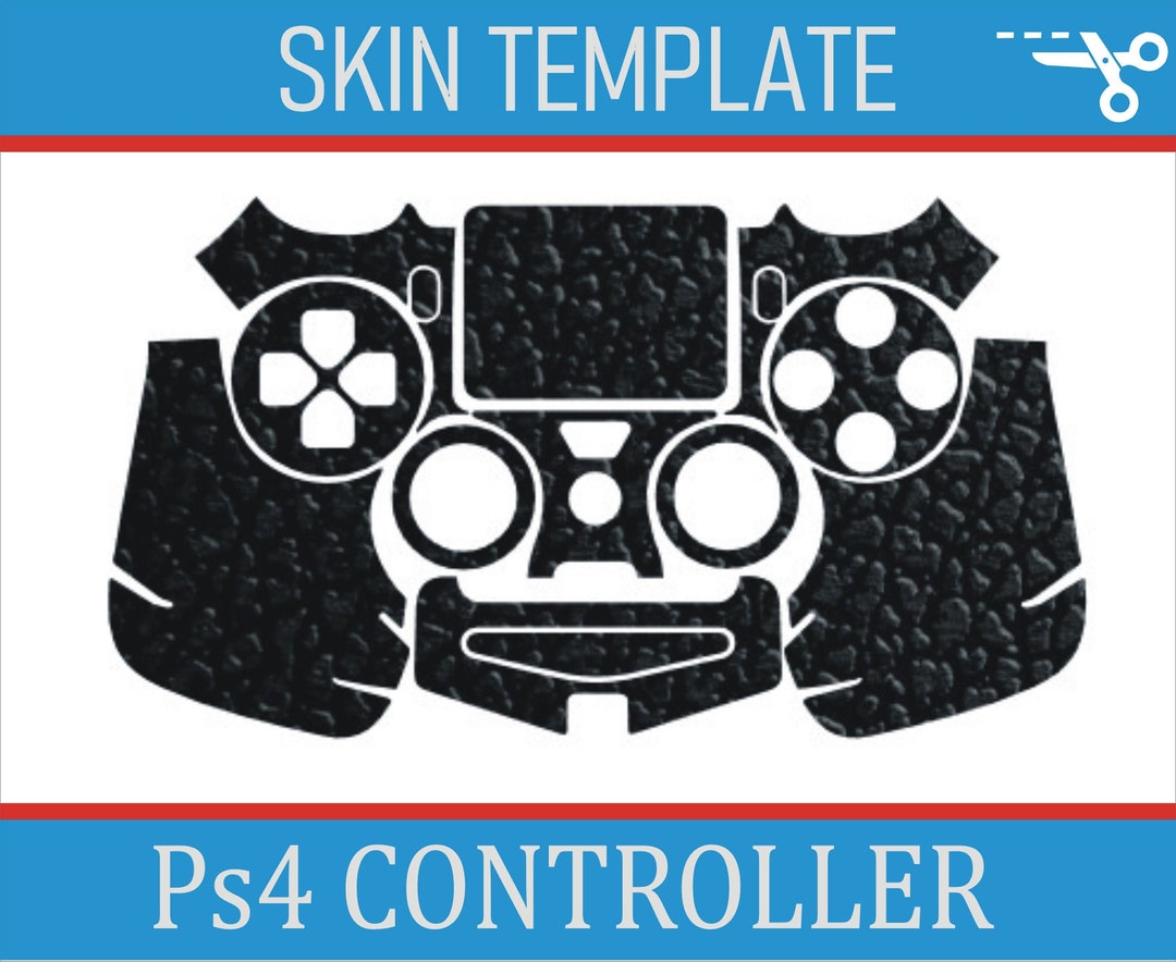 PS4 Skin Templete for Cutting File . - Etsy
