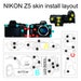 Nikon Z5 Skin Template Vector File - Etsy