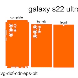 Galaxy S22 Ultra Skin Template Vector - Etsy