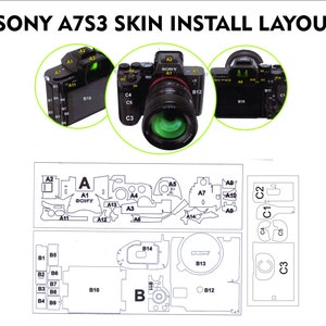 Sony A7s3 Skin Template Vector File Templete - Etsy UK
