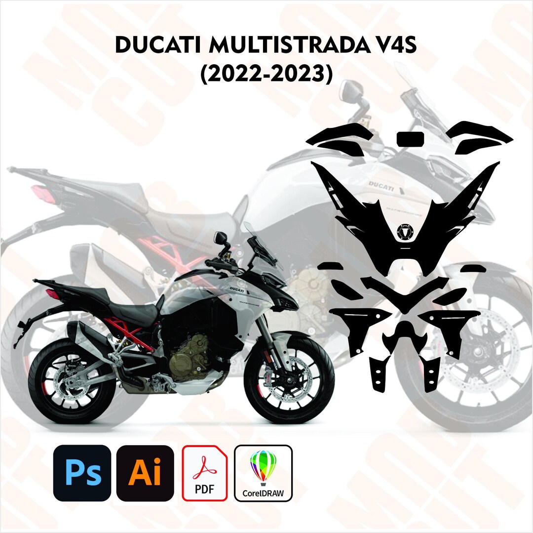 DUCATI Multistrada V4S (2022-2023) PPF and Wrap Template Cut File - Etsy