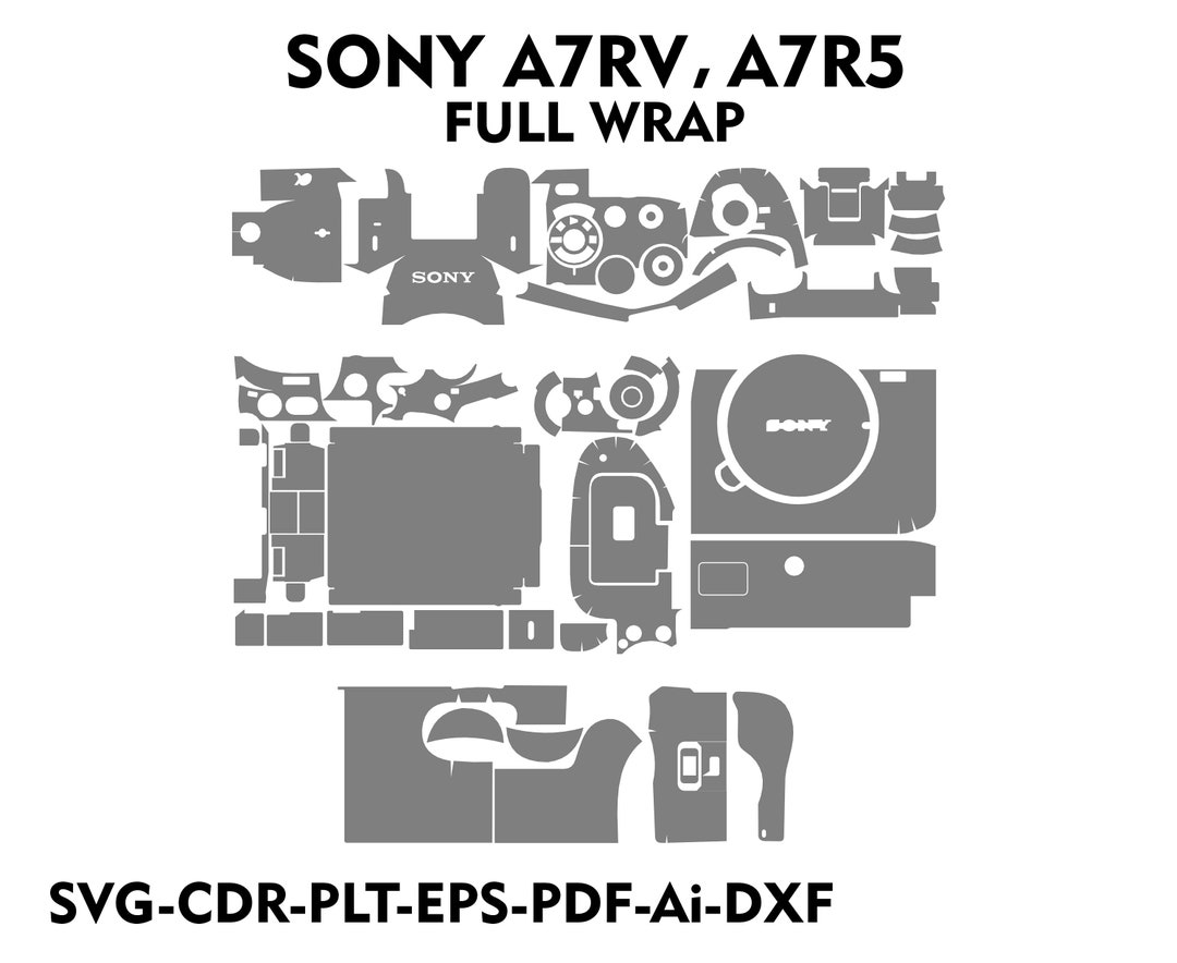 Sony A7rv Sony A7r5 Skin Template Vector File Templete - Etsy