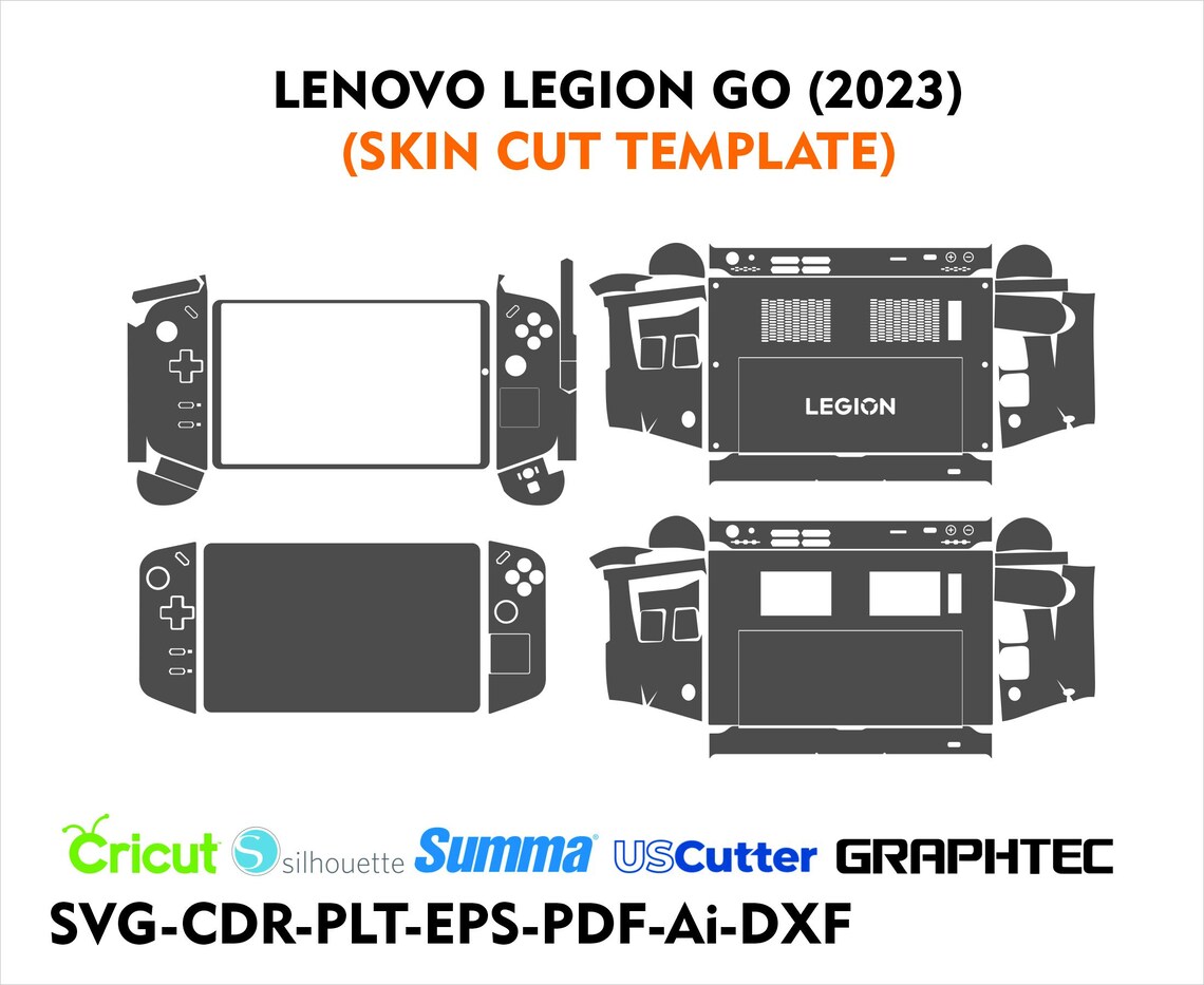 Lenovo Legion Go 2023 Skin Cut File Skin Vector Template - Etsy